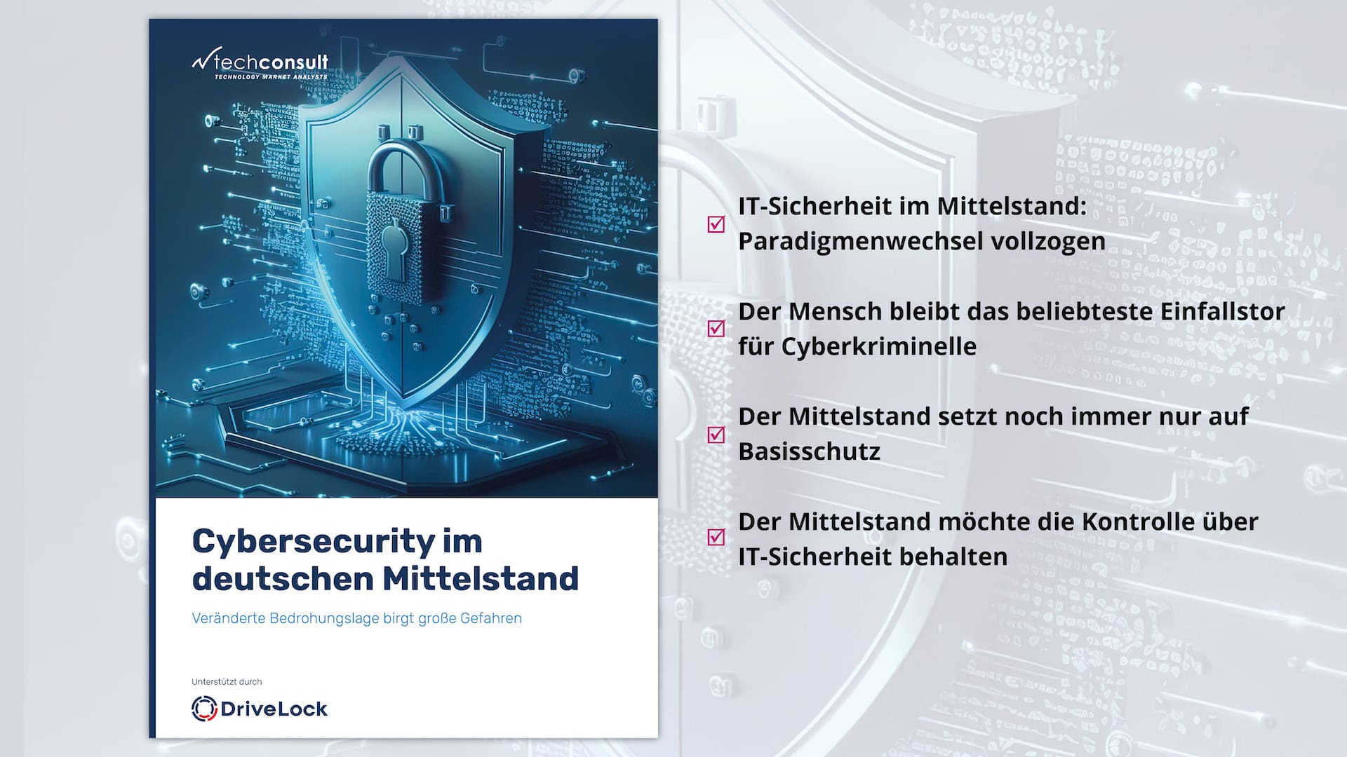 Studie: Cybersecurity im deutschen Mittelstand 2023