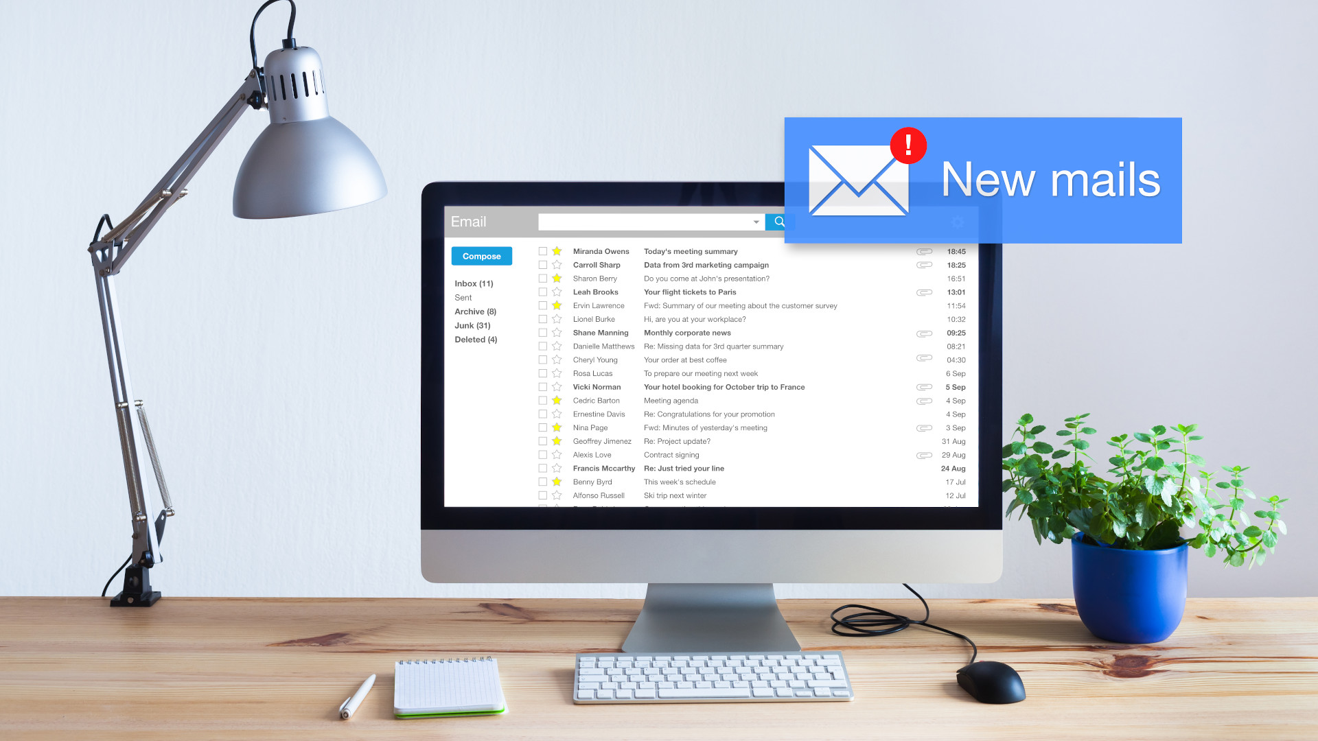 Inbox aufräumen für mehr Cybersicherheit